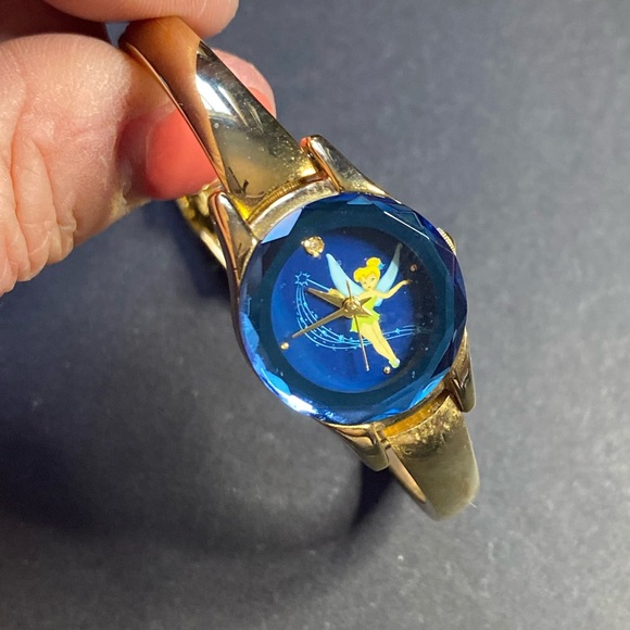 Disney | Accessories | Disneys Tinkerbell Watch Wbracelet Style Band ...